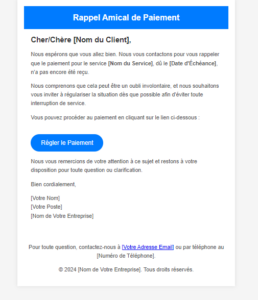 Emails de rappel ≫ Comment rédiger un reminder email