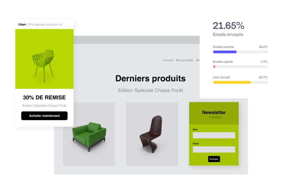 Plateforme emailing gratuite en français - Benchmark Email