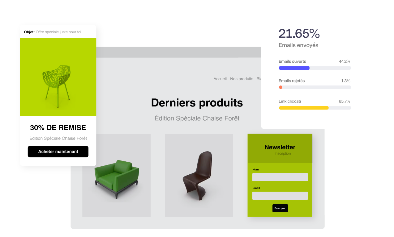 Plateforme emailing gratuite en français - Benchmark Email