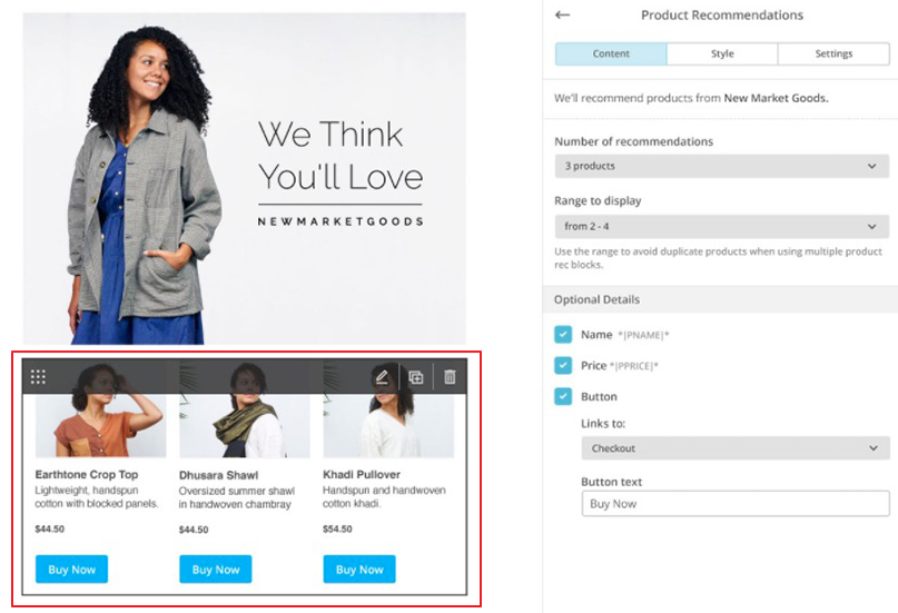 What Are Product Recommendations and How to Use them In Your Email ...