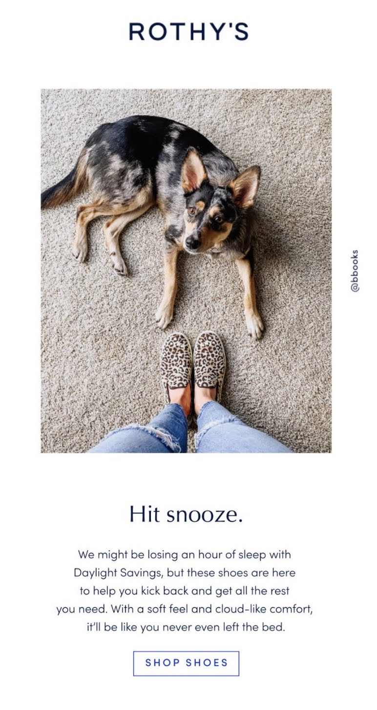 Top-Notch Email Examples from 6 Shoe Brands