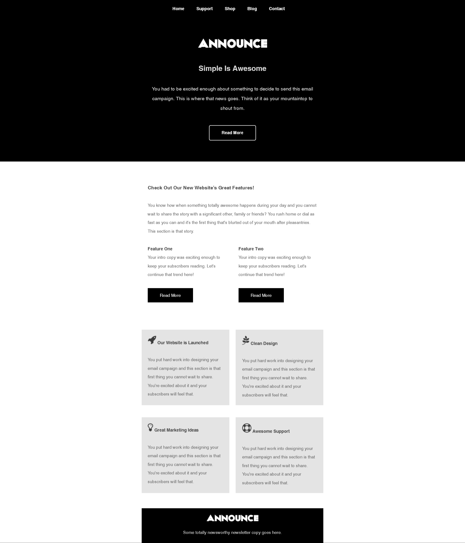 Email Templates Benchmark Email